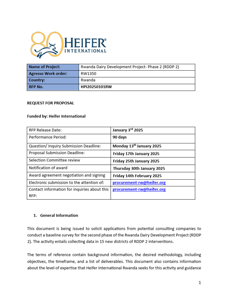 RFP Rddp2 Baseline Gim Survey | PDF | Intellectual Property | Survey ...