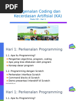 Pengenalan Algoritma Dan Pemrograman Dengan Scratch Dan Blockly | PDF