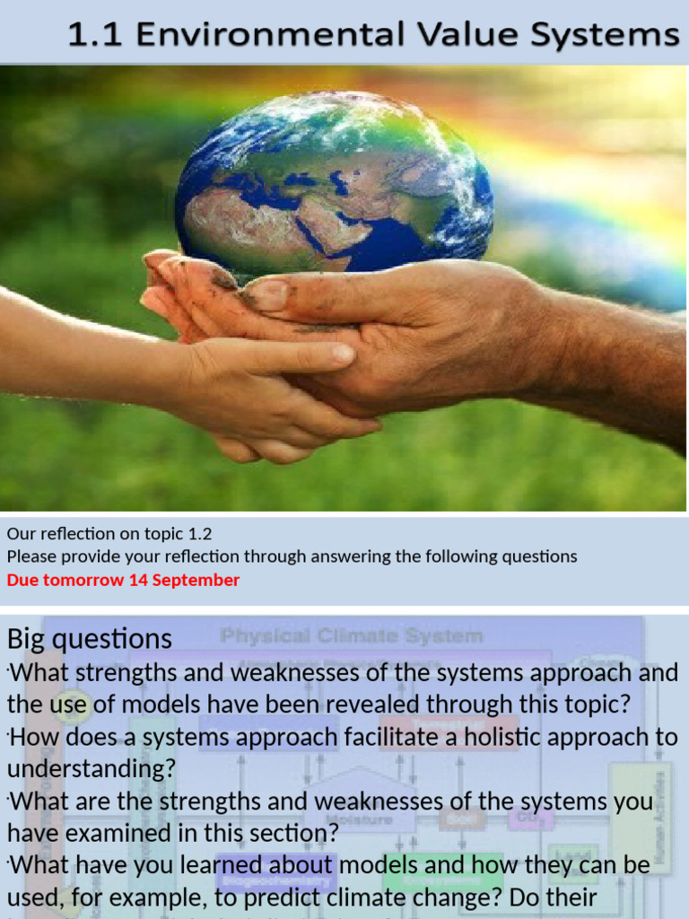 1.1 Environmental Value Systems | PDF | Environmental Movement ...