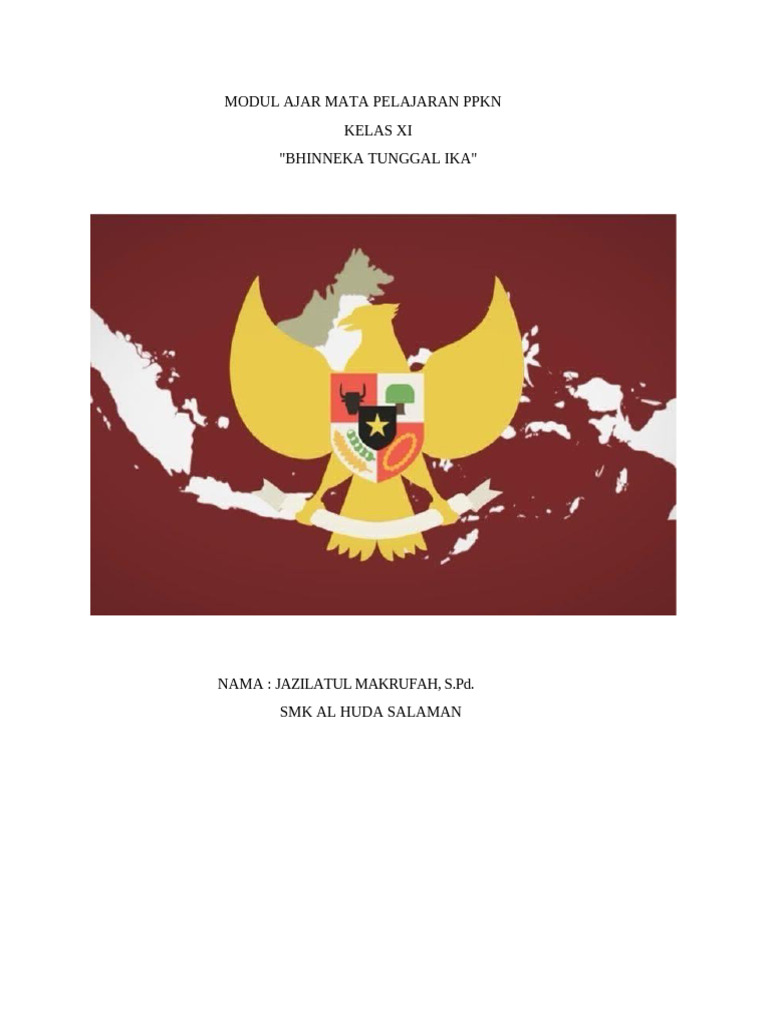 Modul Ajar PKN XI SMK | PDF