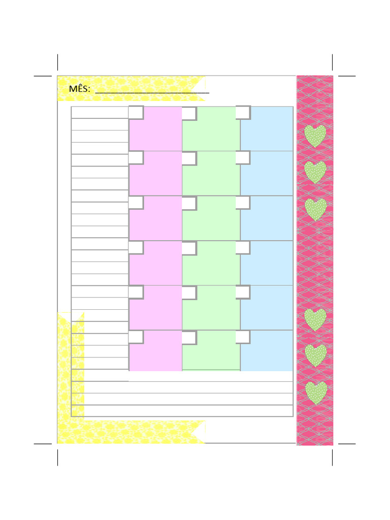 A5 cute calendar undated A4 paper | PDF