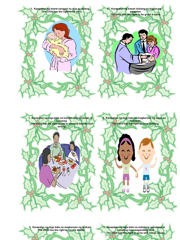Karapatan Ng Mga Bata Clipart 2 Clipart Station Images And Photos Finder