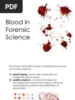 Blood Spatter Analysis Techniques | PDF | Blood Type | Anatomy