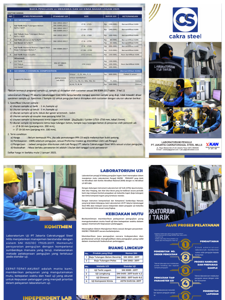 (Lp-1071-Idn) Kan 2025 - Brosur Lab-Cs | PDF