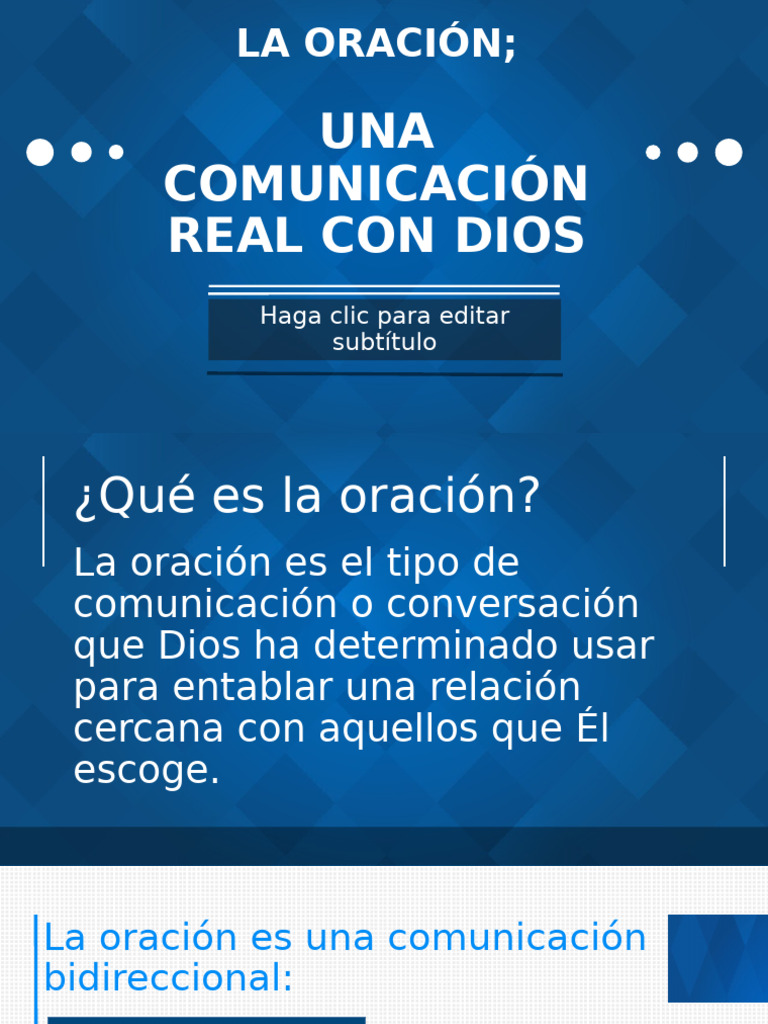 La Oración #1 | PDF