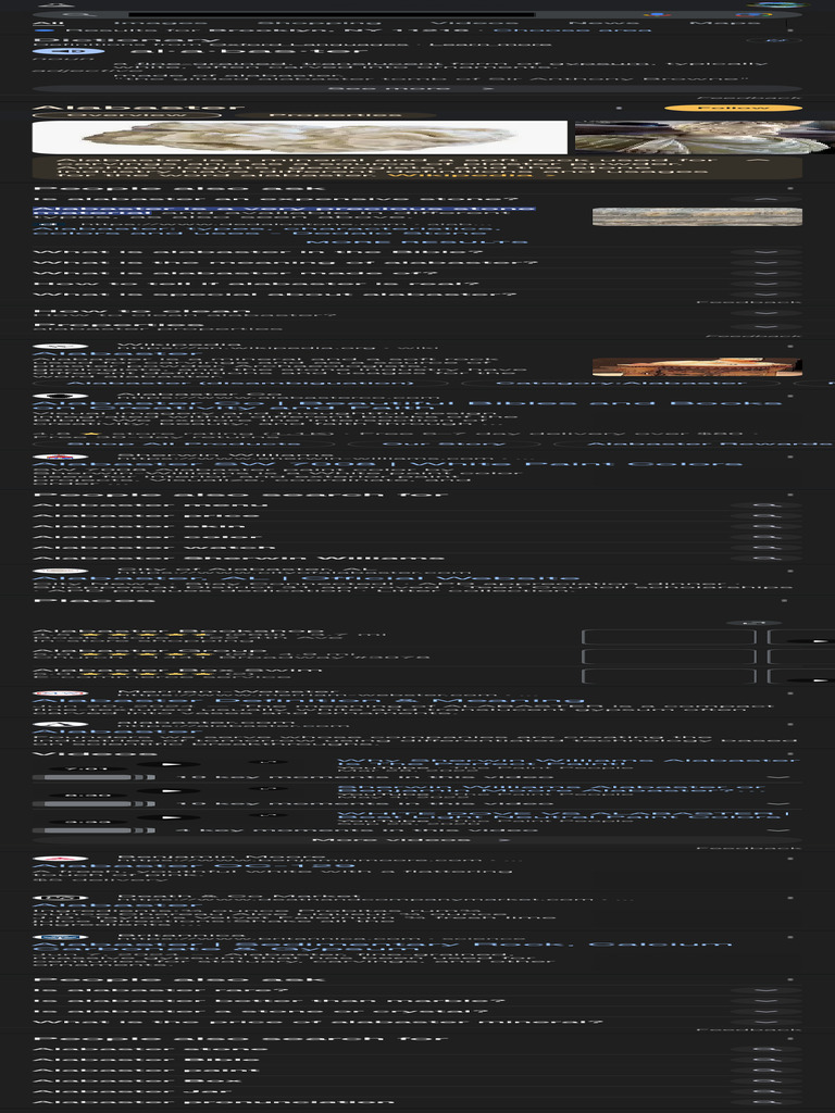 Alabaster: Uses, Types, and Characteristics | PDF | Gypsum