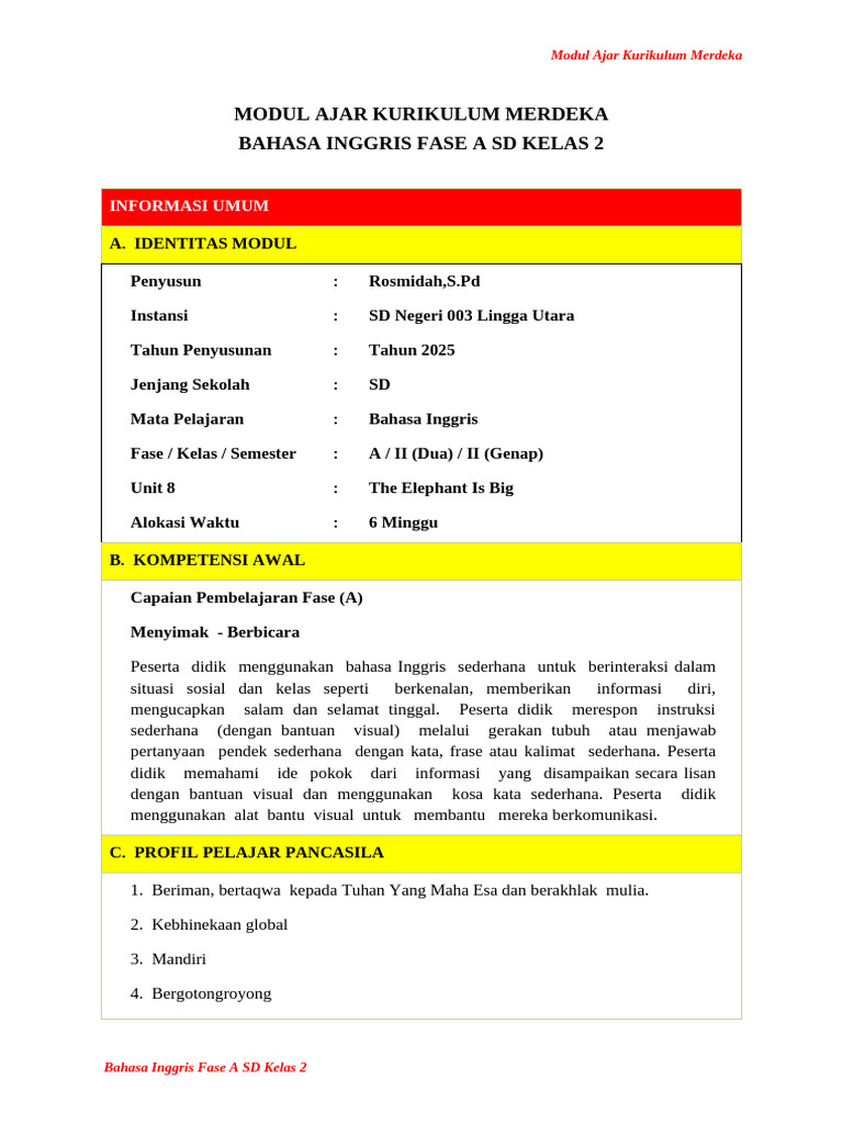 Modul Ajar Bab 8 (2) | PDF