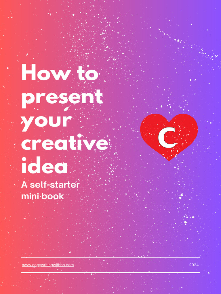 CWB Mini Book How To Present An Idea Klgysv | PDF | Veganism ...
