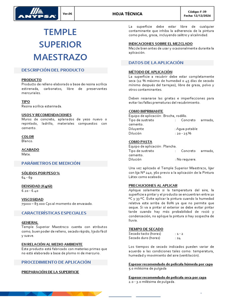 Temple Superior Maestrazo. | PDF | Pintar | Hormigón