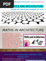 Mathematics for Architects: AR3103 Overview | PDF