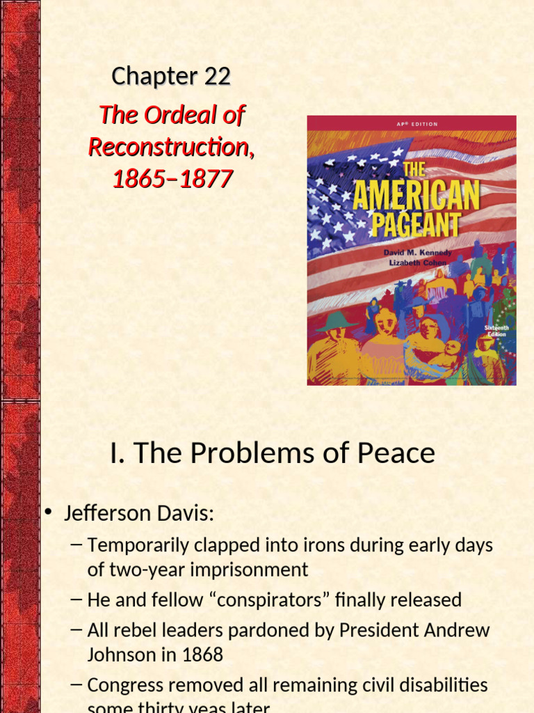 Reconstruction Challenges 1865-1877 | PDF | Reconstruction Era ...