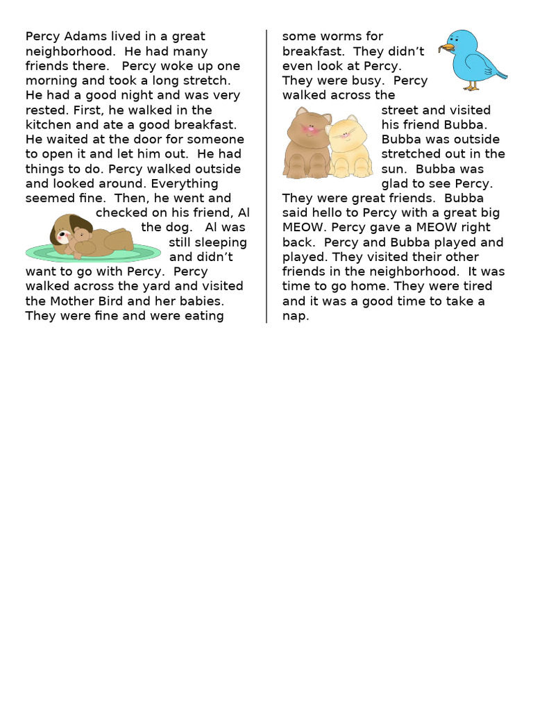 Reading Comprehension For Beginner An | PDF