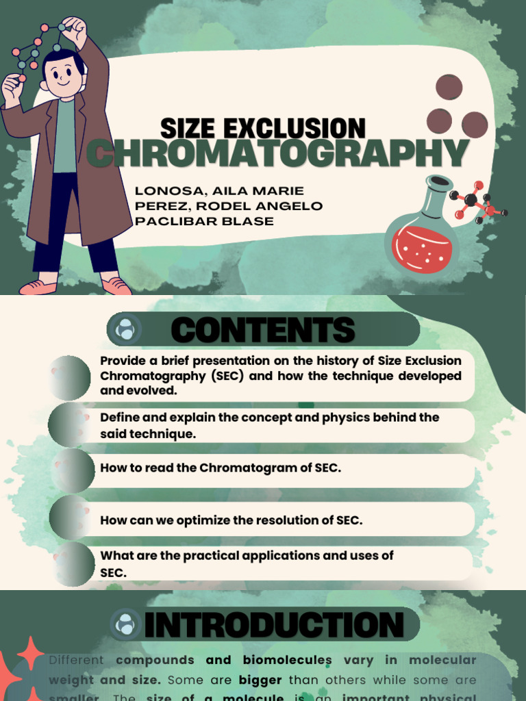 Bio 2B, Size Exclusion Chromatography | PDF | Chromatography | Protein Purification