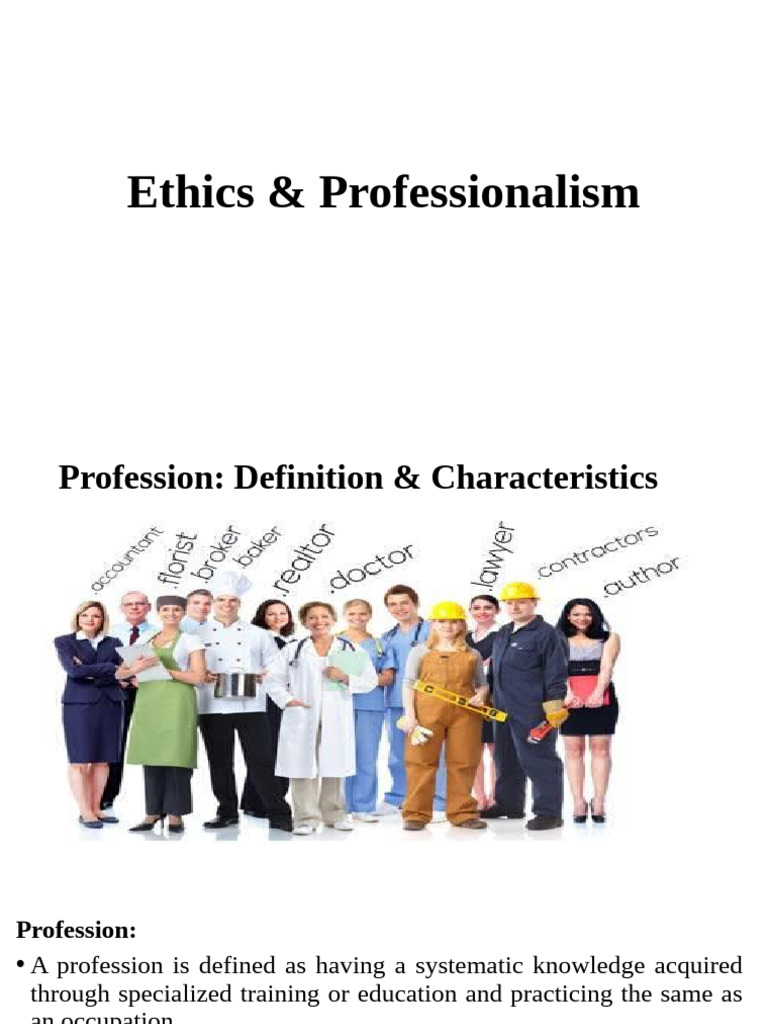 2C | PDF | Morality | Profession
