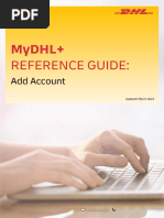 MyDHL+Reference Guide Shipment Creation | PDF