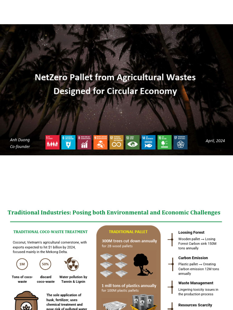 NetZero Pallet PitchDeck 2024.06 | PDF | Pallet | Life Cycle Assessment