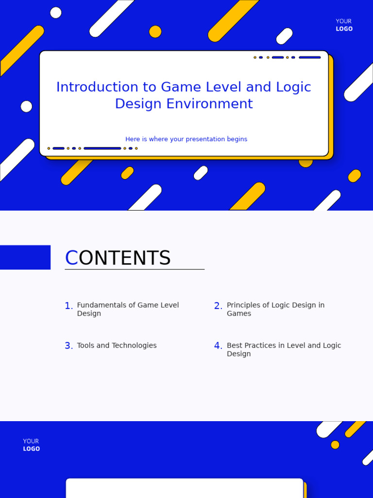 Introduction To Game Level and Logic Design Environment | PDF | System ...