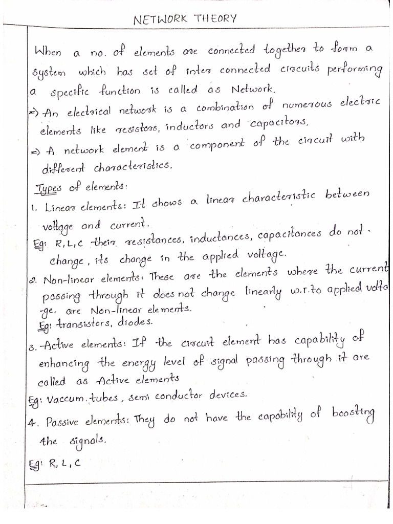 Network Theory | PDF