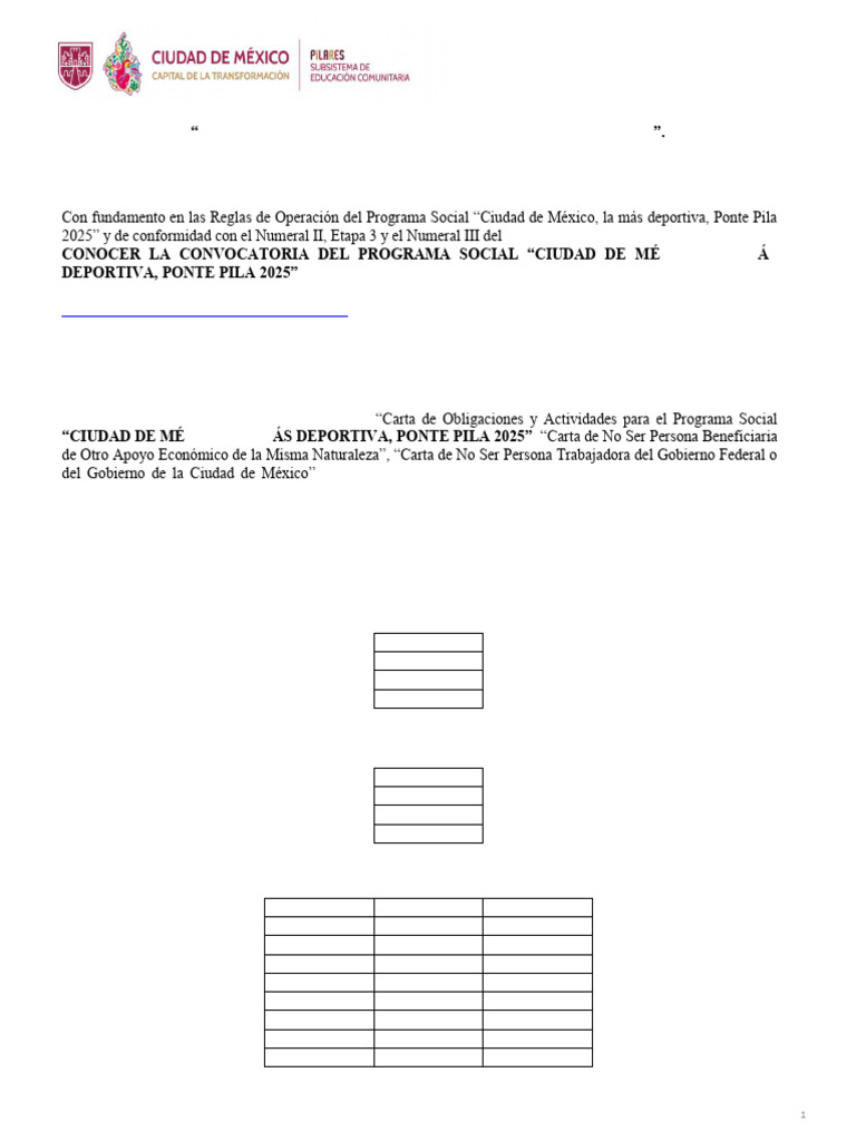 Resultados2 Ciudad de Mexico La Mas Deportiva Ponte Pila 2025 | PDF