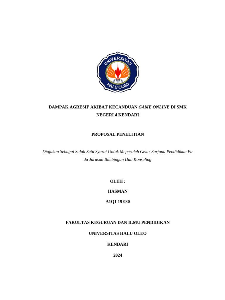 Dampak Kecanduan Game Online di SMK | PDF