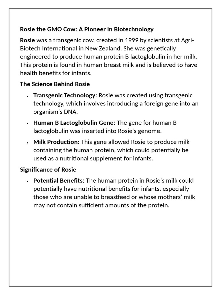 GMO bio project | PDF | Genetic Engineering | Genetically Modified Organism