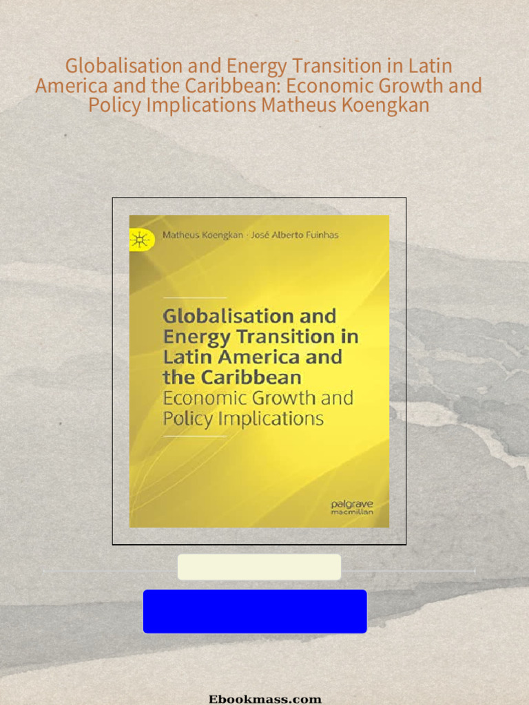 [FREE PDF sample] Globalisation and Energy Transition in Latin America ...