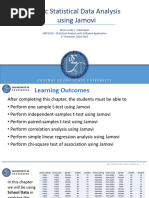 Jamovi Guide | PDF | Student's T Test | Categorical Variable