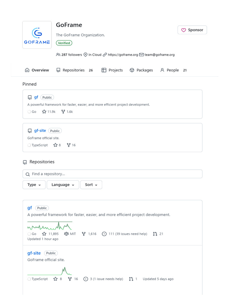 GoFrame · GitHub | PDF | Application Software | Systems Architecture