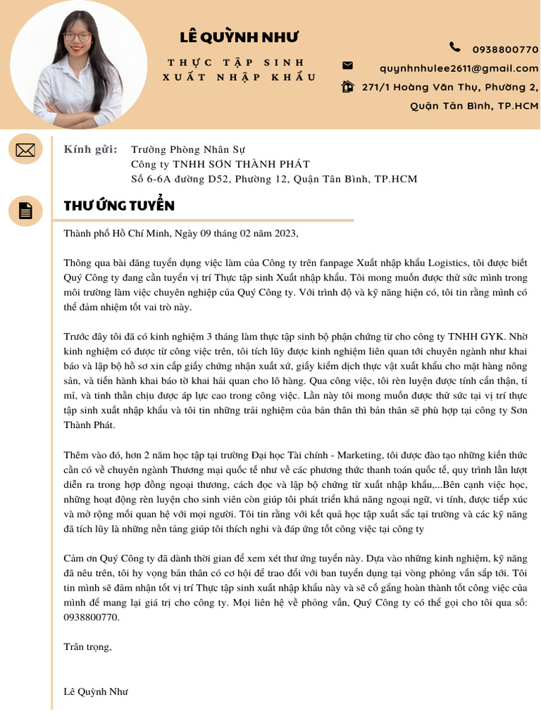 Thu Ung Tuyen _Le Quynh Nhu | PDF