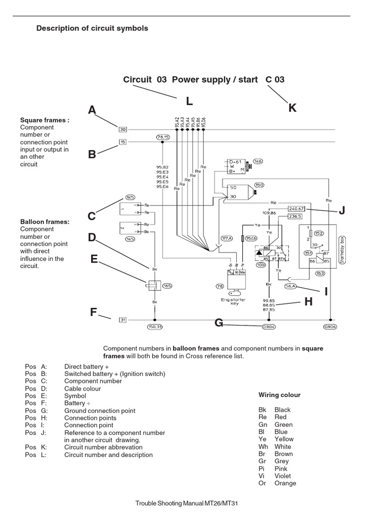 MT 26,31 Electrical System | PDF | Electrical Connector | Switch