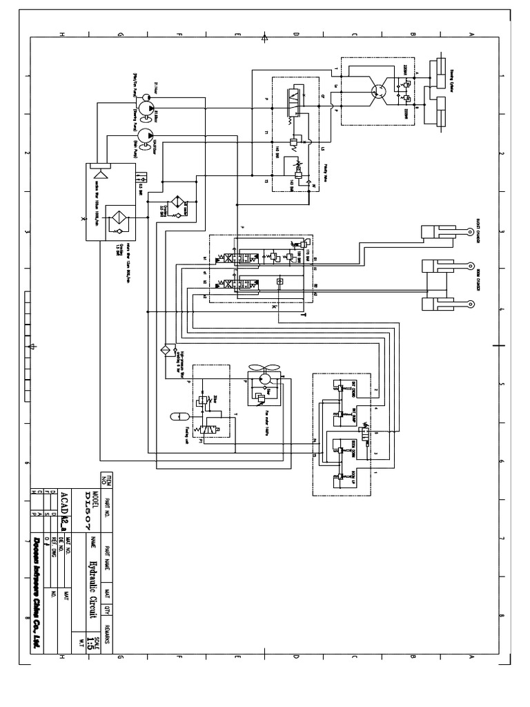 SD300E Hydraulic Circuit - 2013.02.04 | PDF