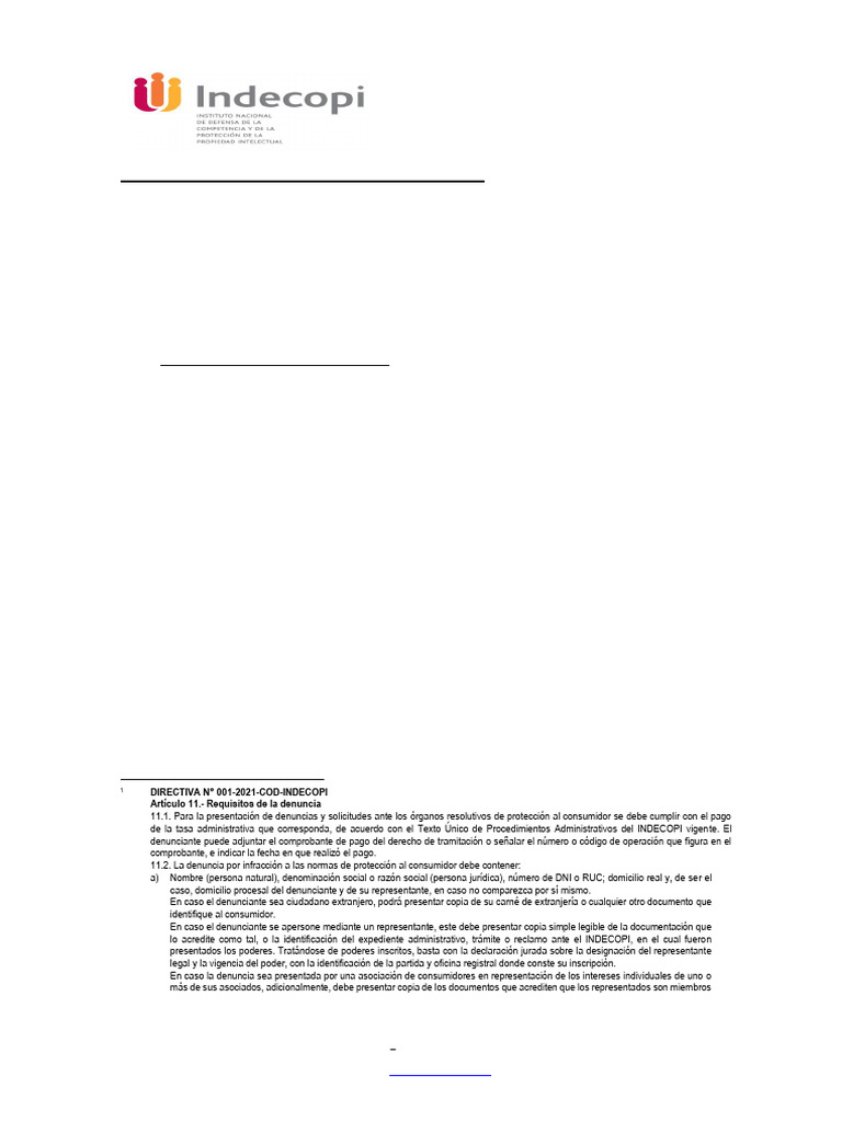 Res. 01 - Req - 19.12.2024 (F) | PDF | Protección al Consumidor | Documento de identidad