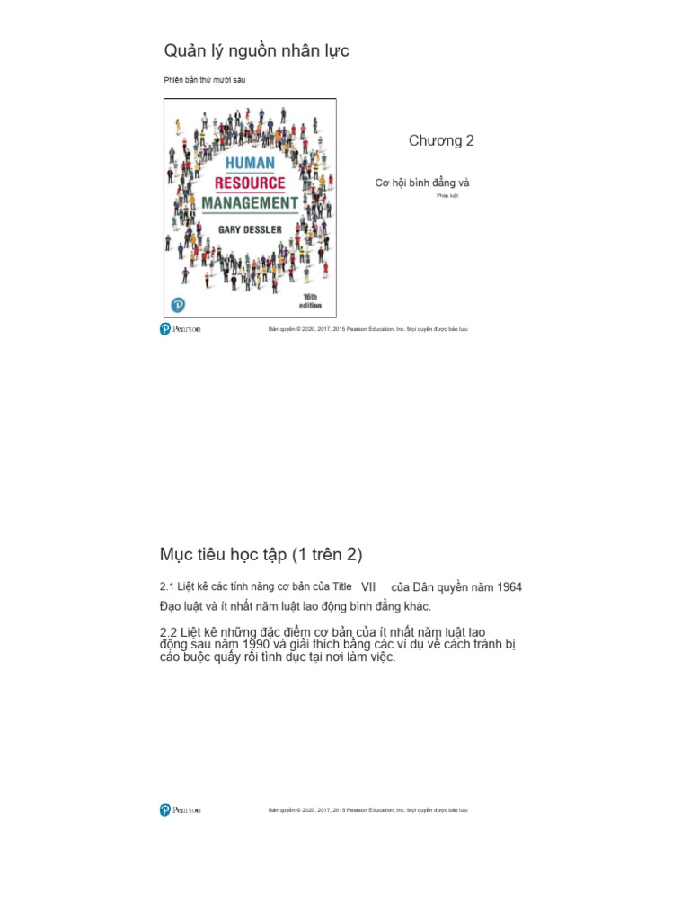 PDF Translate - Dessler - hrm16 - PPT - 02.pdf - Sider | PDF