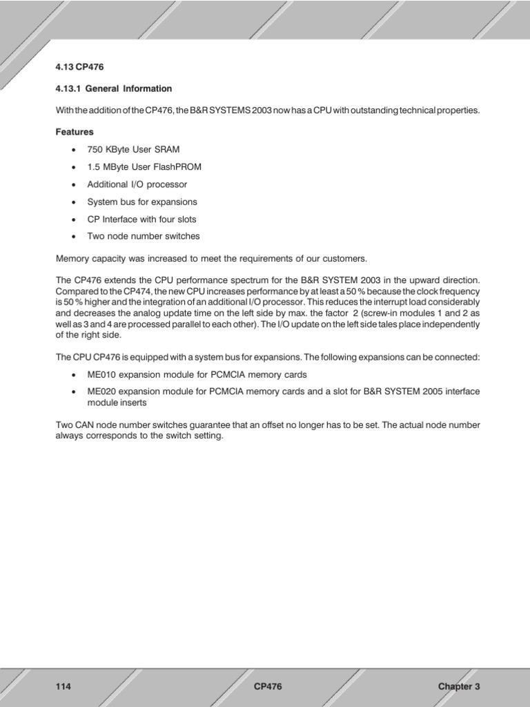 7CP476 60 1 B and R Datasheet64ee9b953d79e | PDF | Input/Output | Operating System