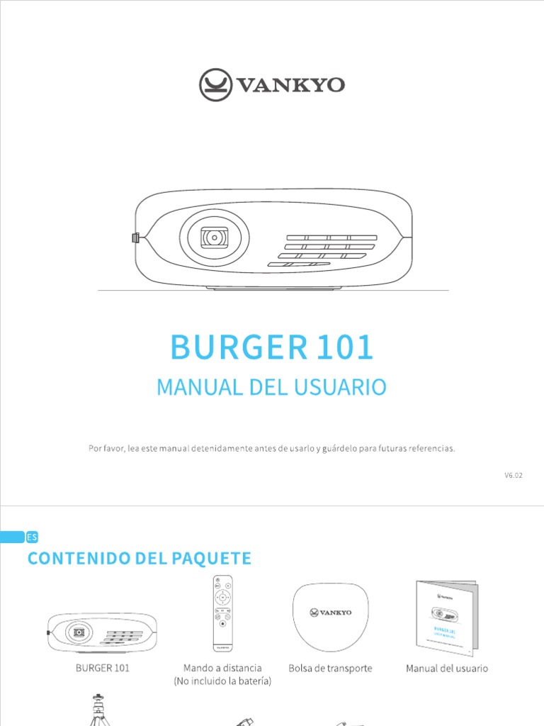 Burger 101 User Manual V6.02 ES | PDF