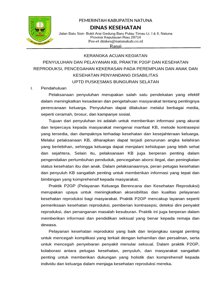 Kak KB & Kespro 2025 | PDF