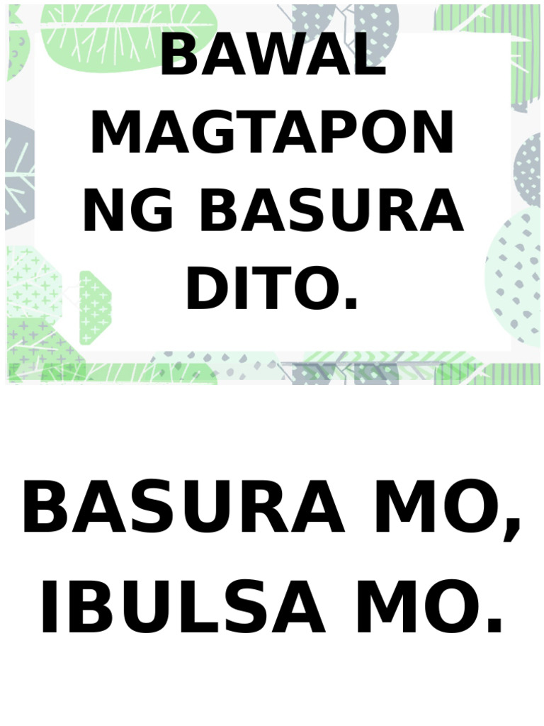 Signages For Eswm 2024 | PDF