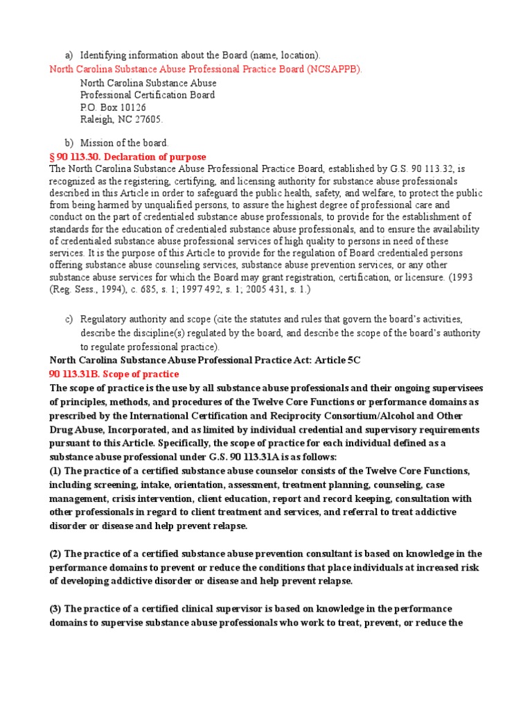 Ncsappb | PDF | Licensure | Professional Certification