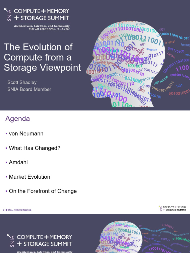 SNIA CMSS23 Shadley The Evolution of Storage From A Compute Viewpoint ...