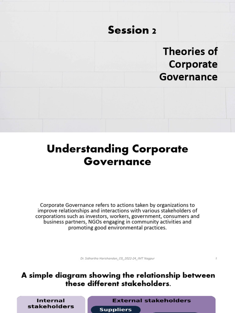 Session 2 | PDF | Governance | Corporate Governance