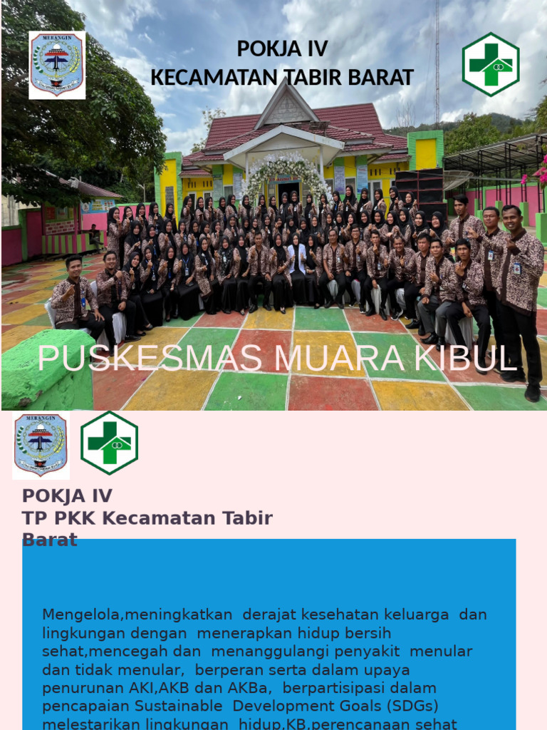 Pokja 4 PKM Muara Kibul | PDF