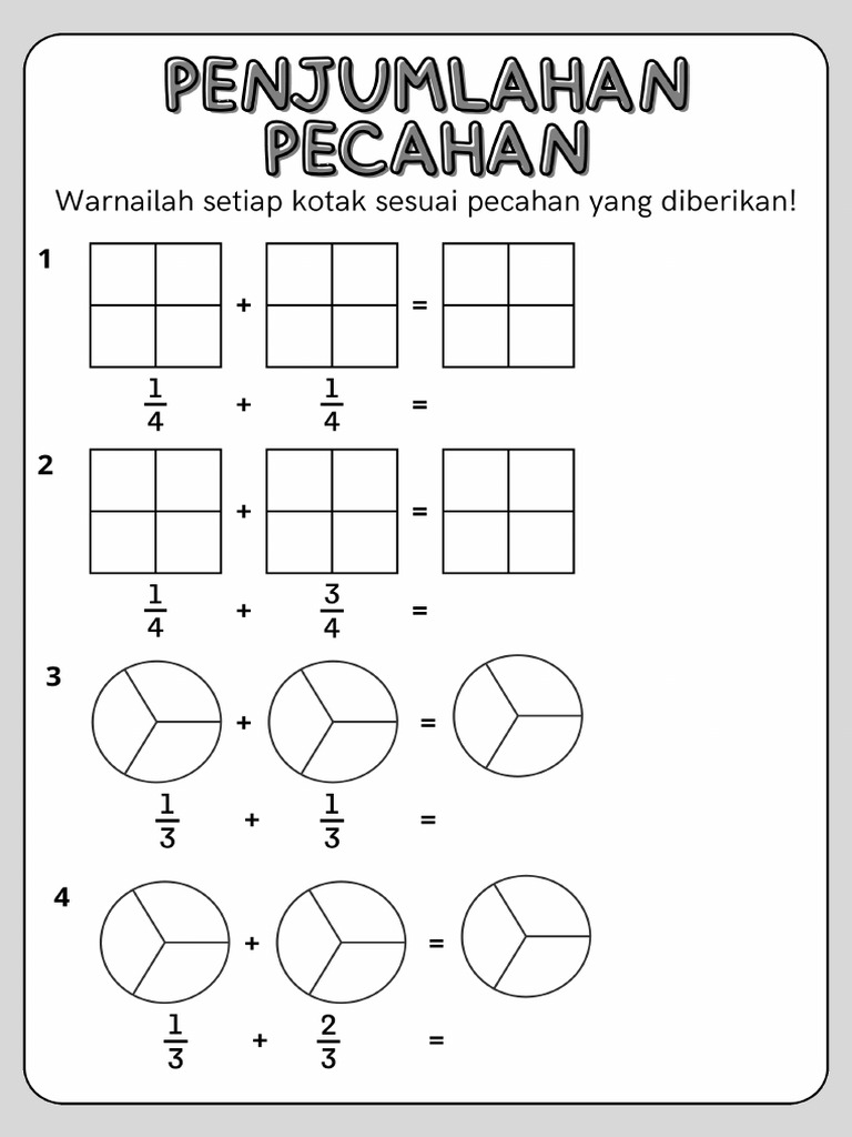 4124 Latihan Pecahan | PDF