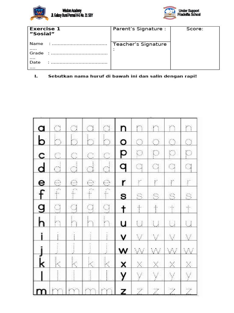 EXER - 1a Sosial | PDF