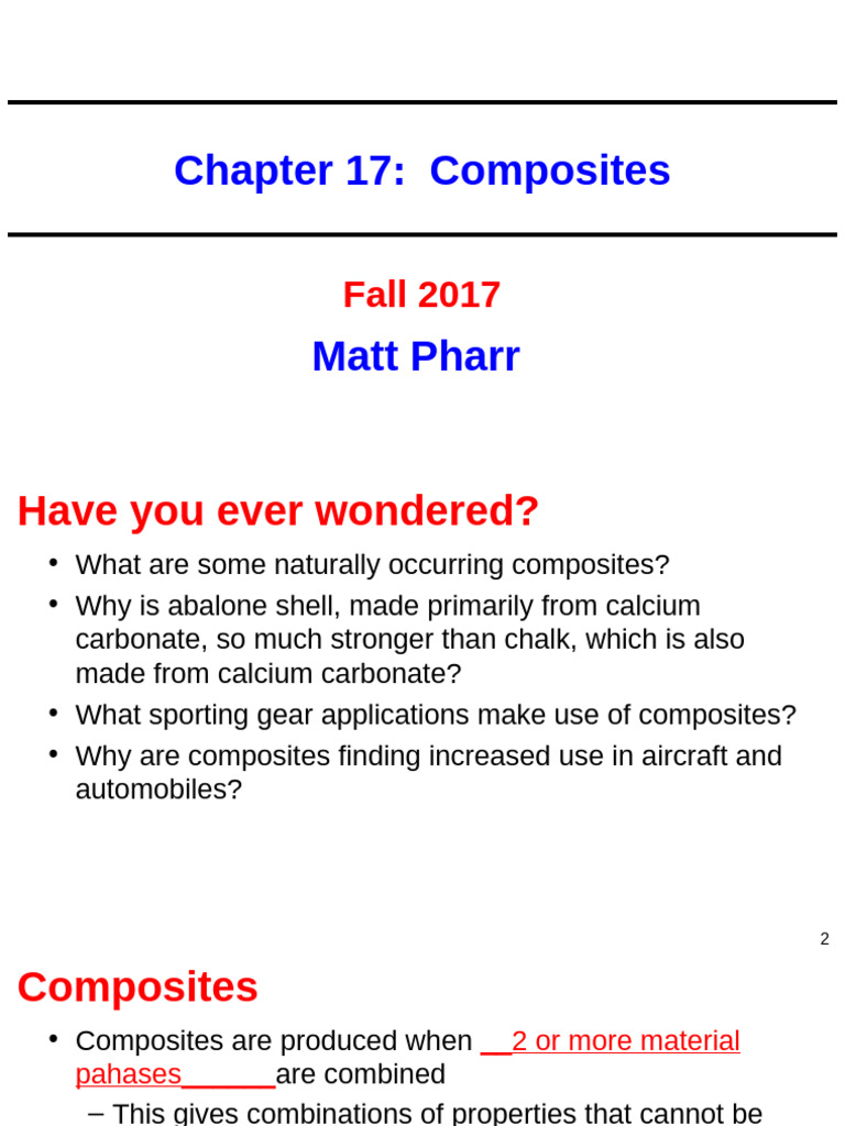 Untitled Presentation (1) | PDF | Composite Material | Materials