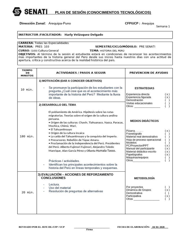 Sesion Cultura 3 Semanas | PDF | Perú | Imperio Inca