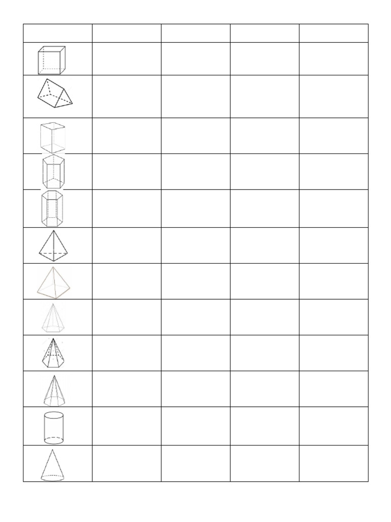Geometría: Nombres y Propiedades | PDF