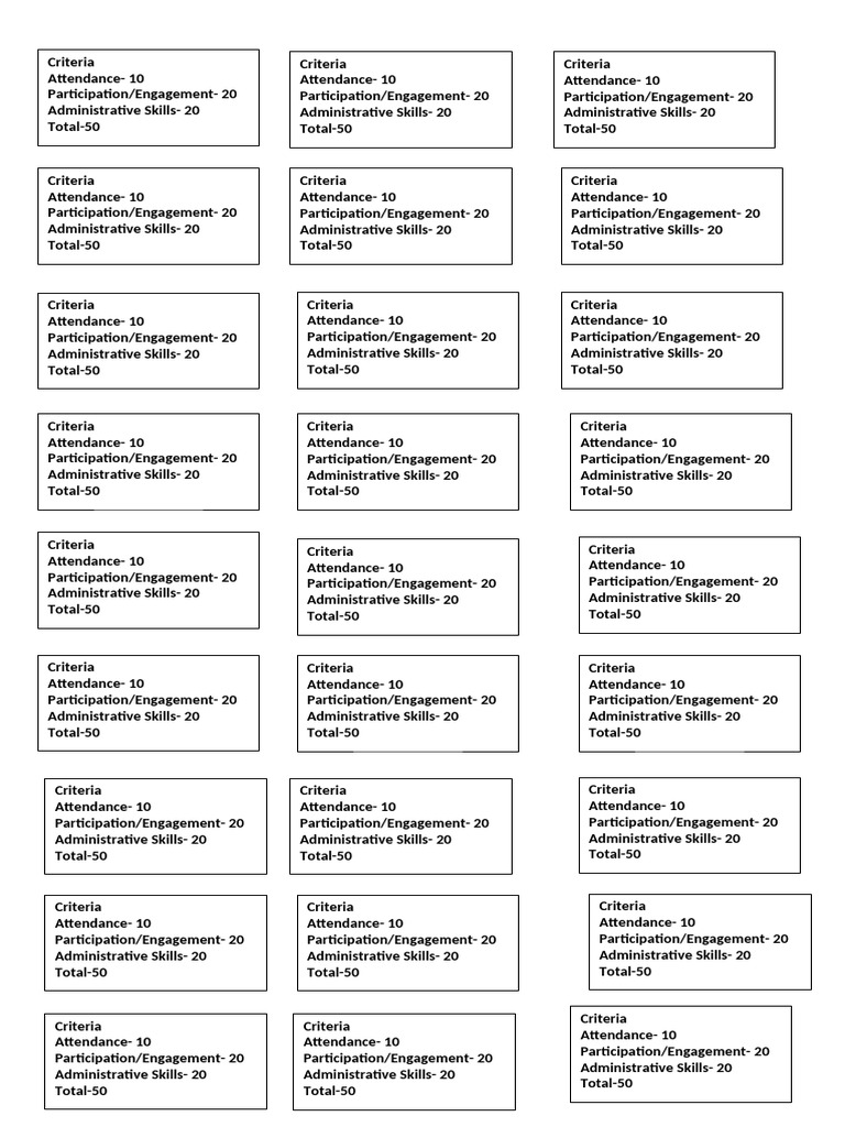 Criteria | PDF