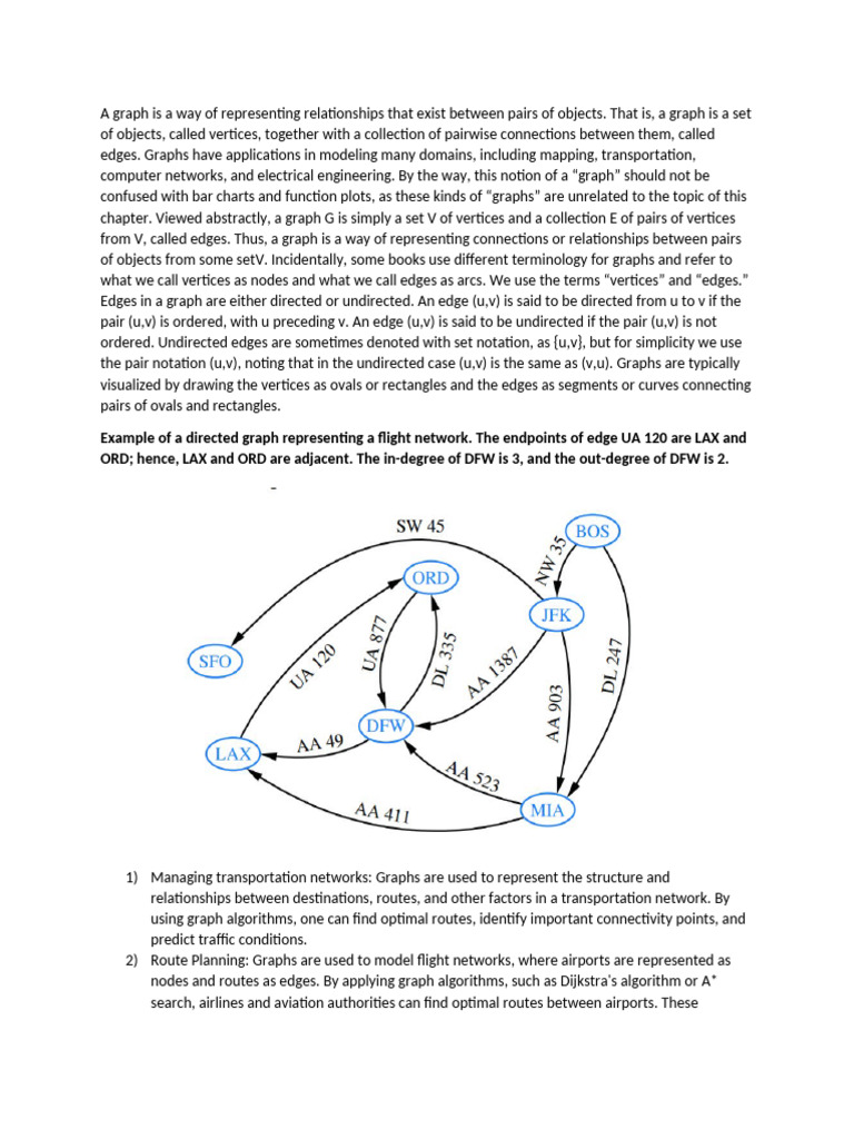 A Graph Is A Way of Representing Relationships That Exist Between Pairs ...