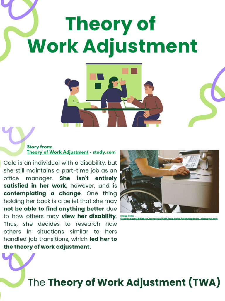 Work Adjustment for Career Growth | PDF | Cognitive Science | Psychology