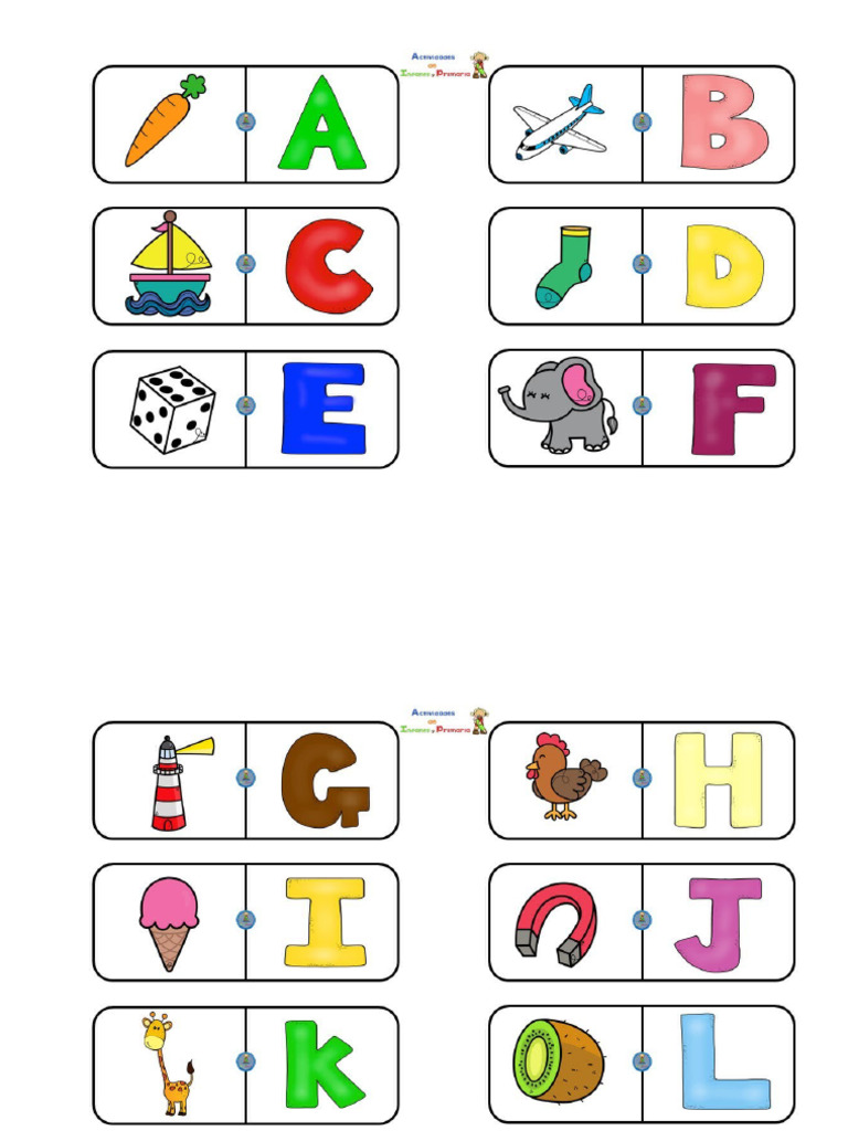 Domino Del Abecedario | PDF